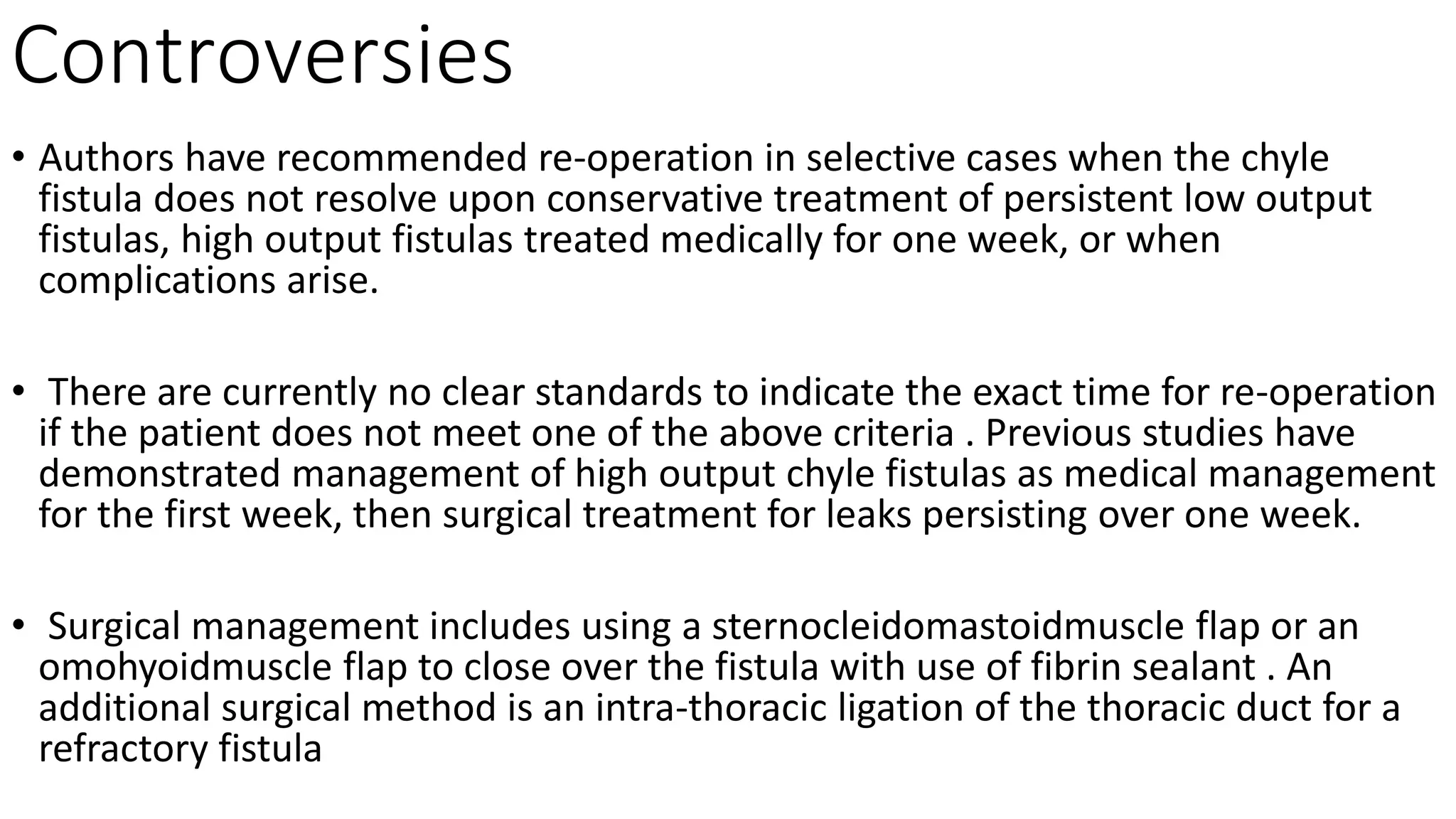 Chyle leakage | PPTX