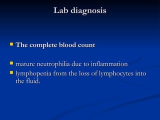 Chylothorax | PPT