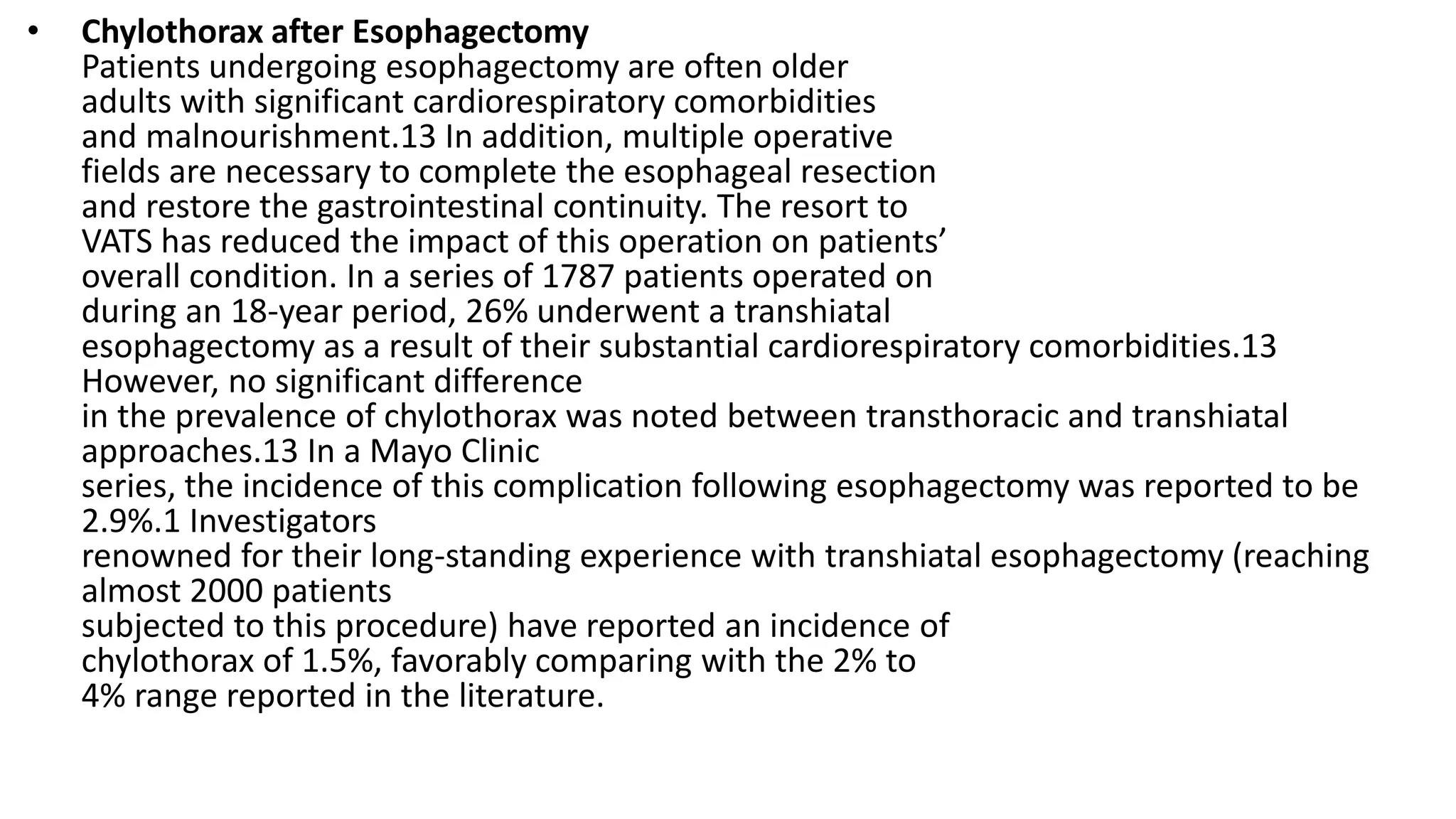 Chylothorax | PPTX