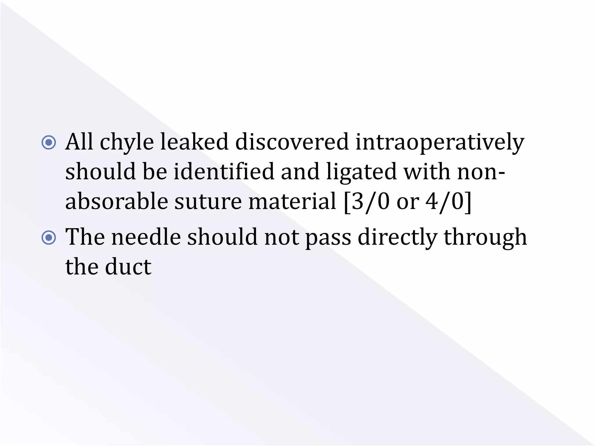 Chylous fistula of the neck | PPTX
