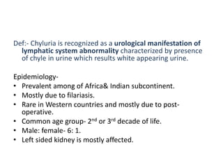 Chyluria | PPT