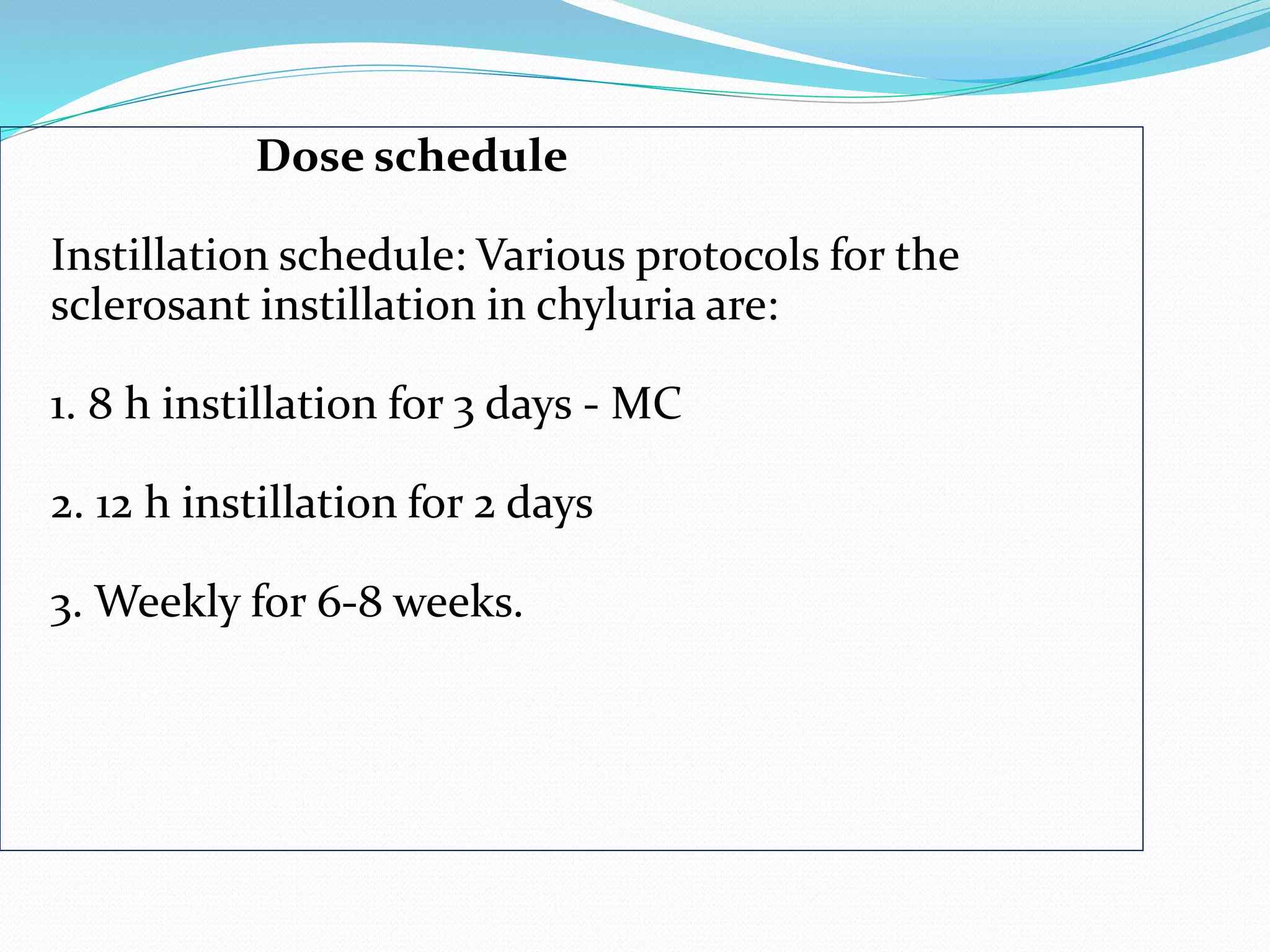 Chyluria and its Mangagement | PPT