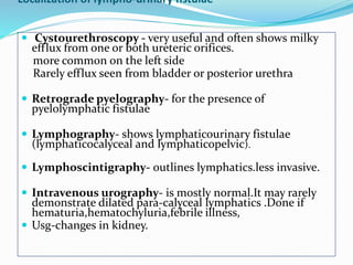 Chyluria and its Mangagement | PPT