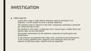 A ppt on chyluria diagnosis and management .pptx
