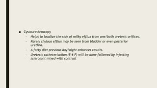 A ppt on chyluria diagnosis and management .pptx