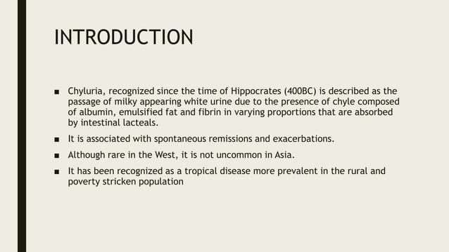 A ppt on chyluria diagnosis and management .pptx