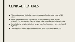 A ppt on chyluria diagnosis and management .pptx
