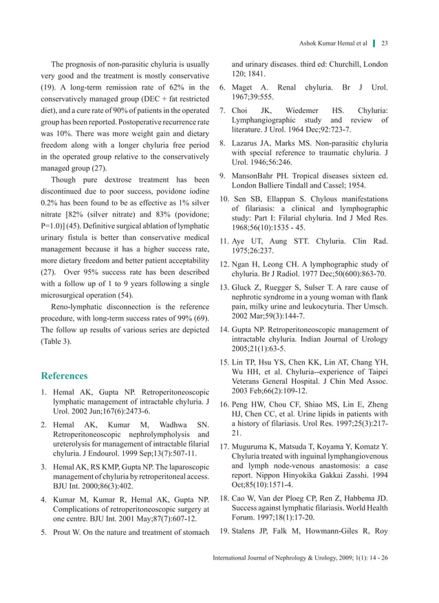 Chyluria -an_overview | PDF | Digestive Disorders | Diseases and Conditions