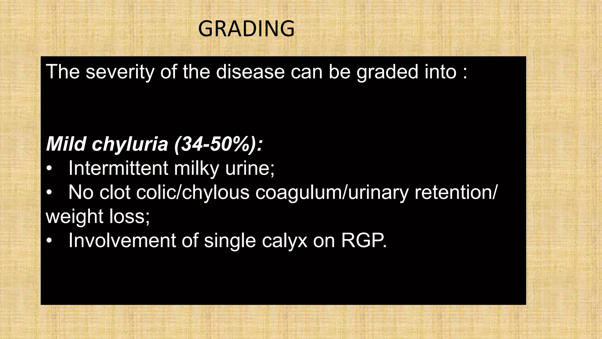 Chyluria presentation final | PPTX | Digestive Disorders | Diseases and ...