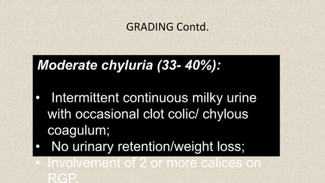 Chyluria presentation final | PPT