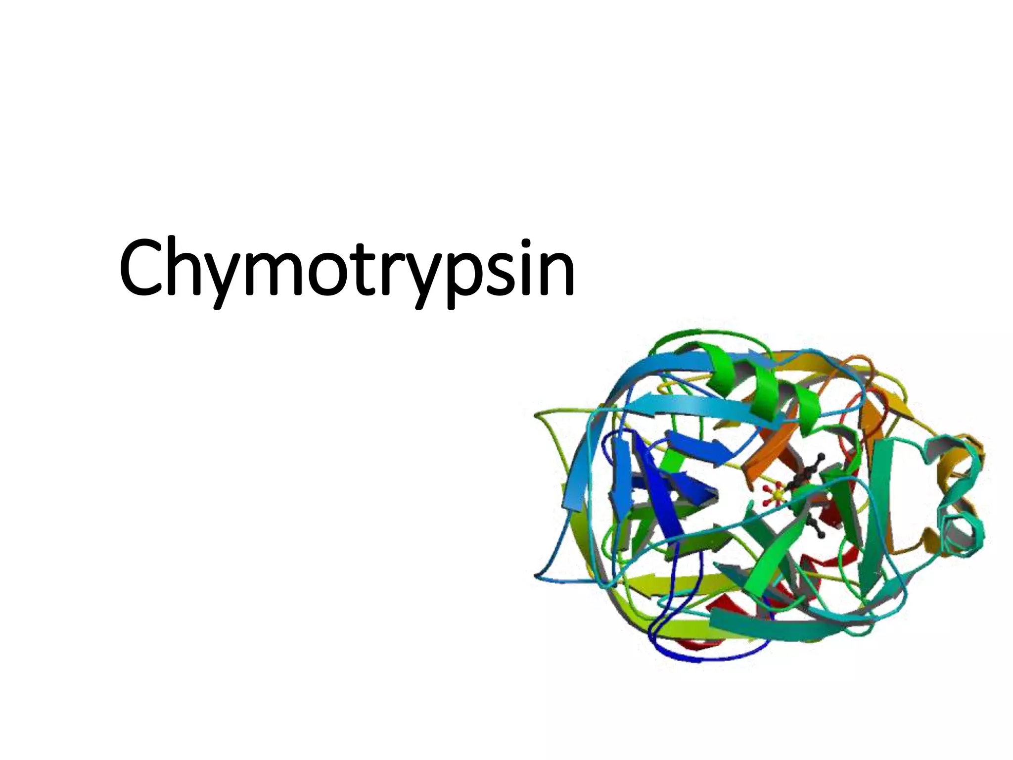 Chymotrypsin Serine Protease Mechanism | PPTX