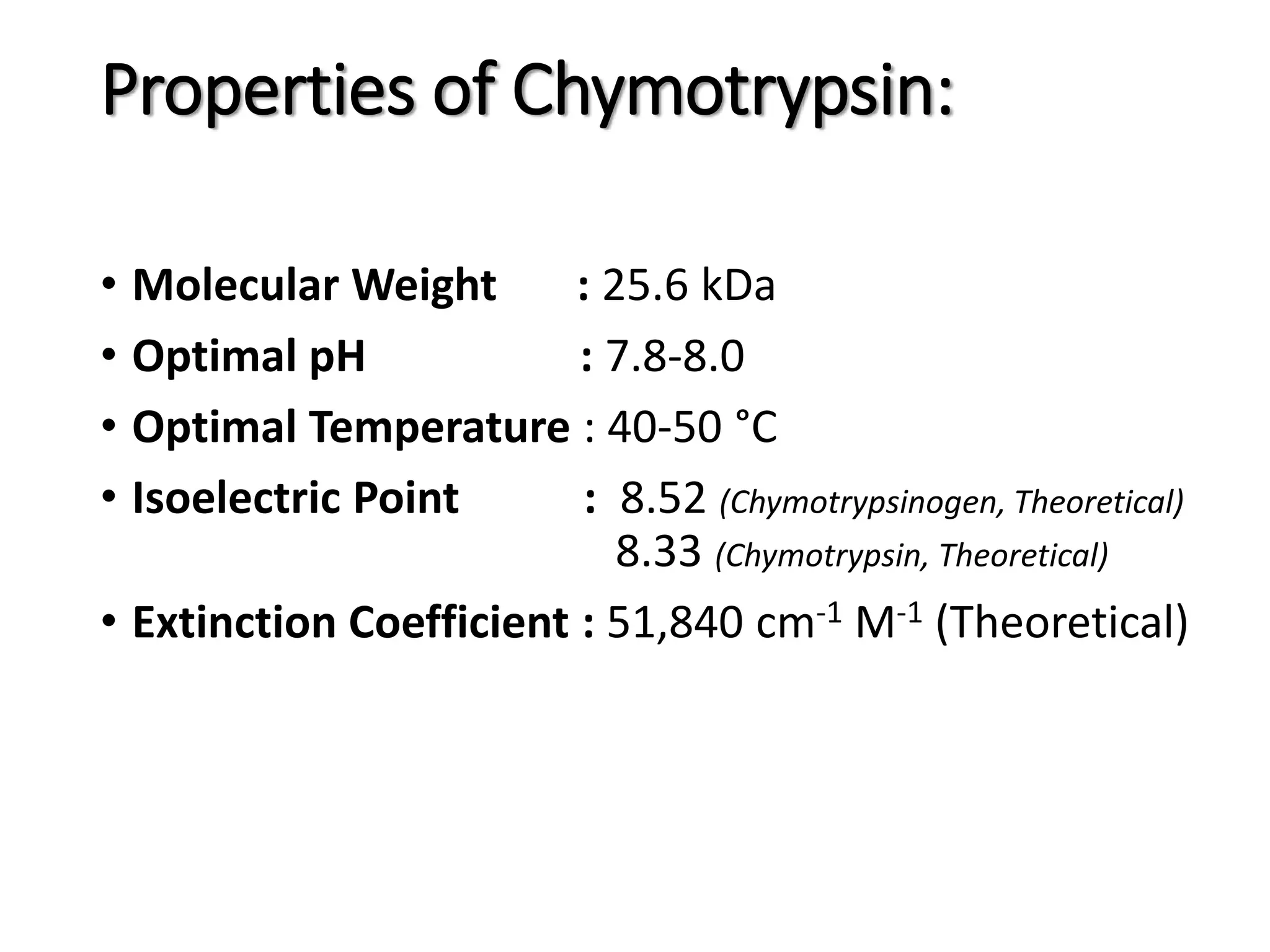 Chymotrypsin Serine Protease Mechanism | PPTX