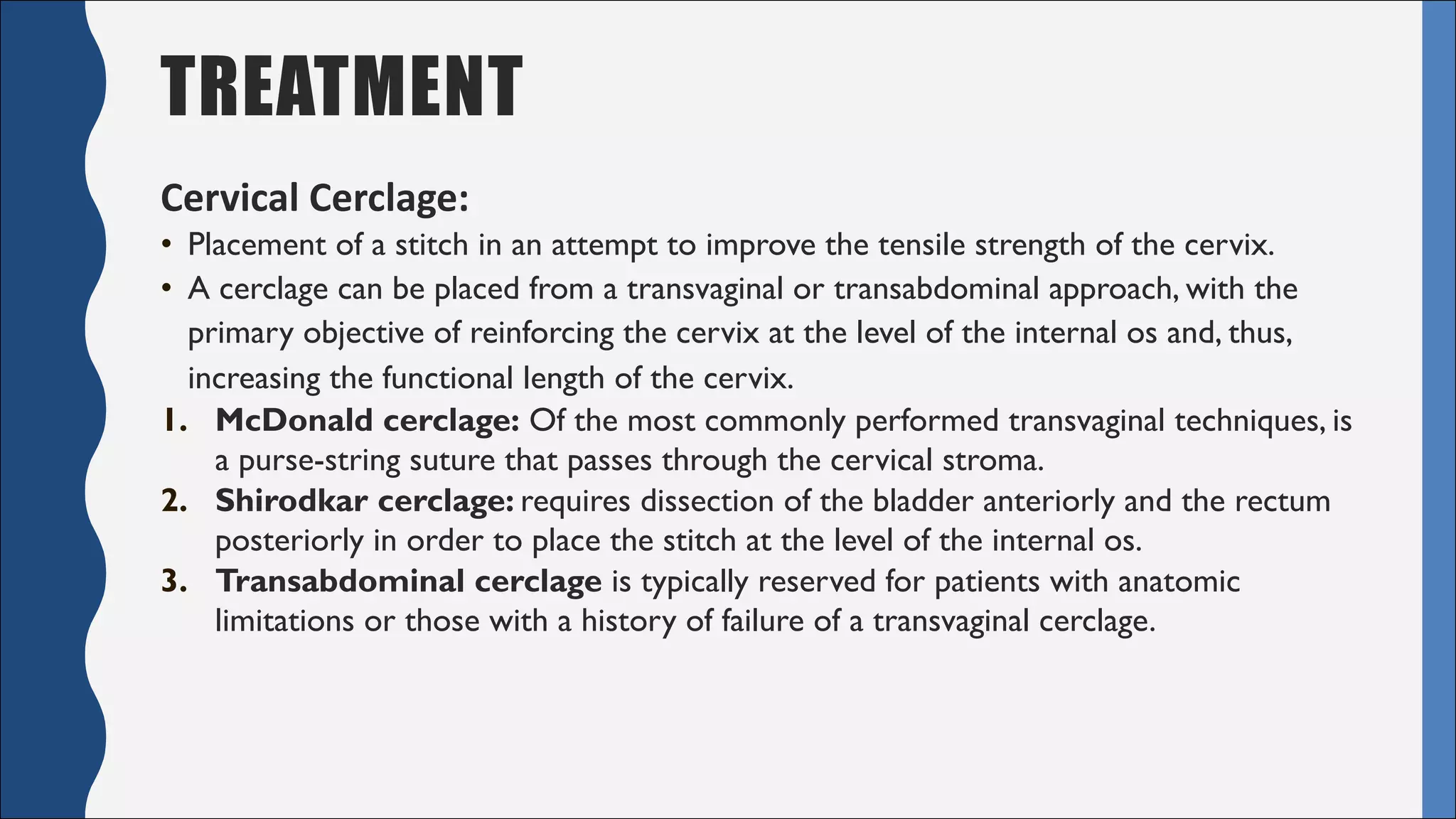Cervical Incompetence (insufficiency) | PDF