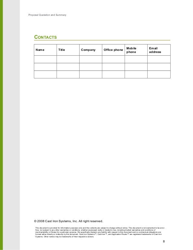 Ci proposal template v1.0