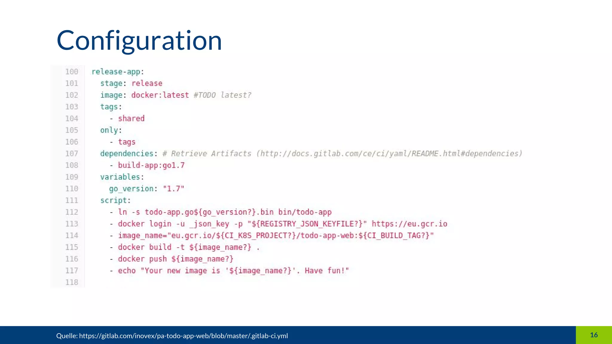 CI/CD Pipeline mit Gitlab CI und Kubernetes | PDF