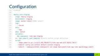 CI/CD Pipeline mit Gitlab CI und Kubernetes | PDF
