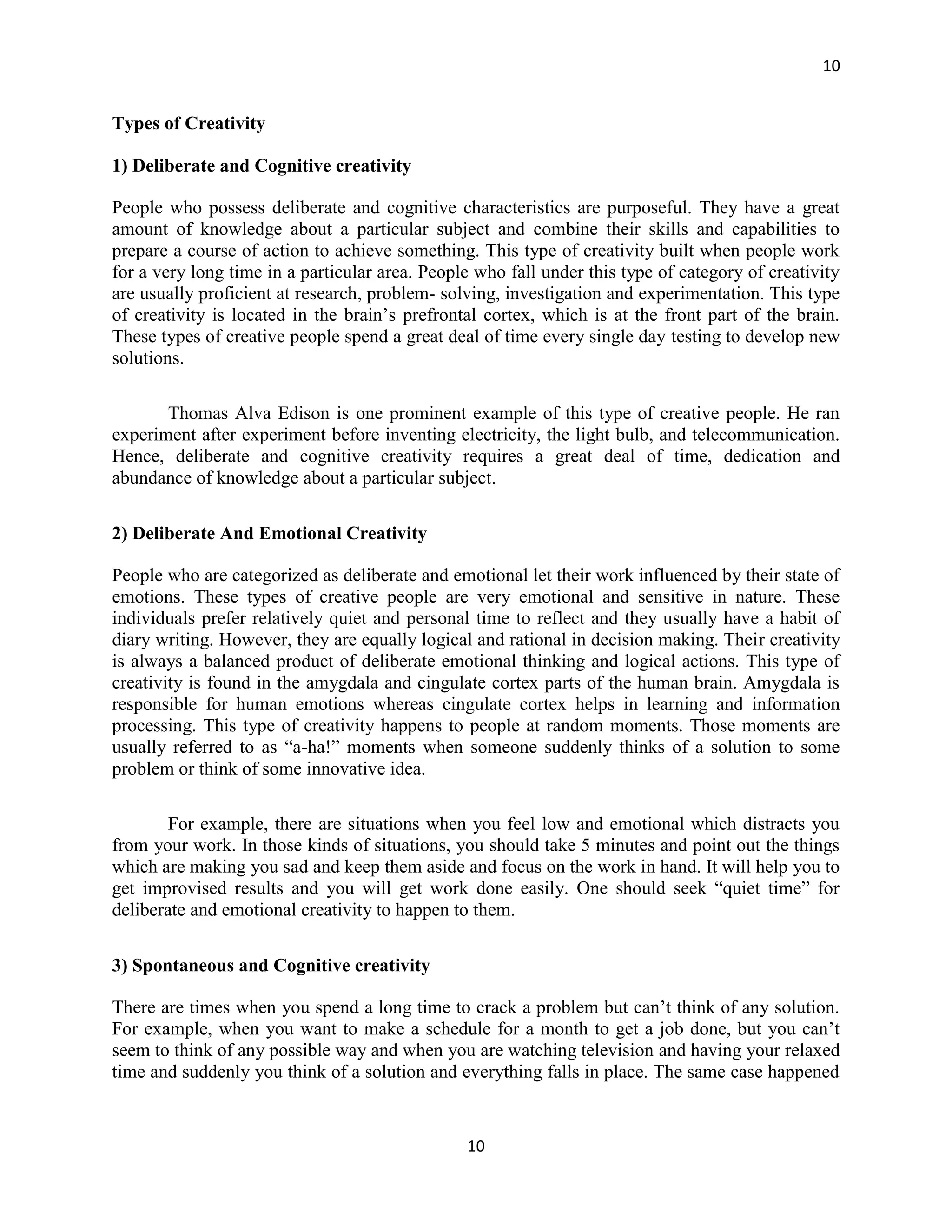 Creativity and Innovations -FY - II sem. | PDF