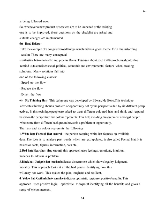 Creativity and Innovations -FY - II sem. | PDF