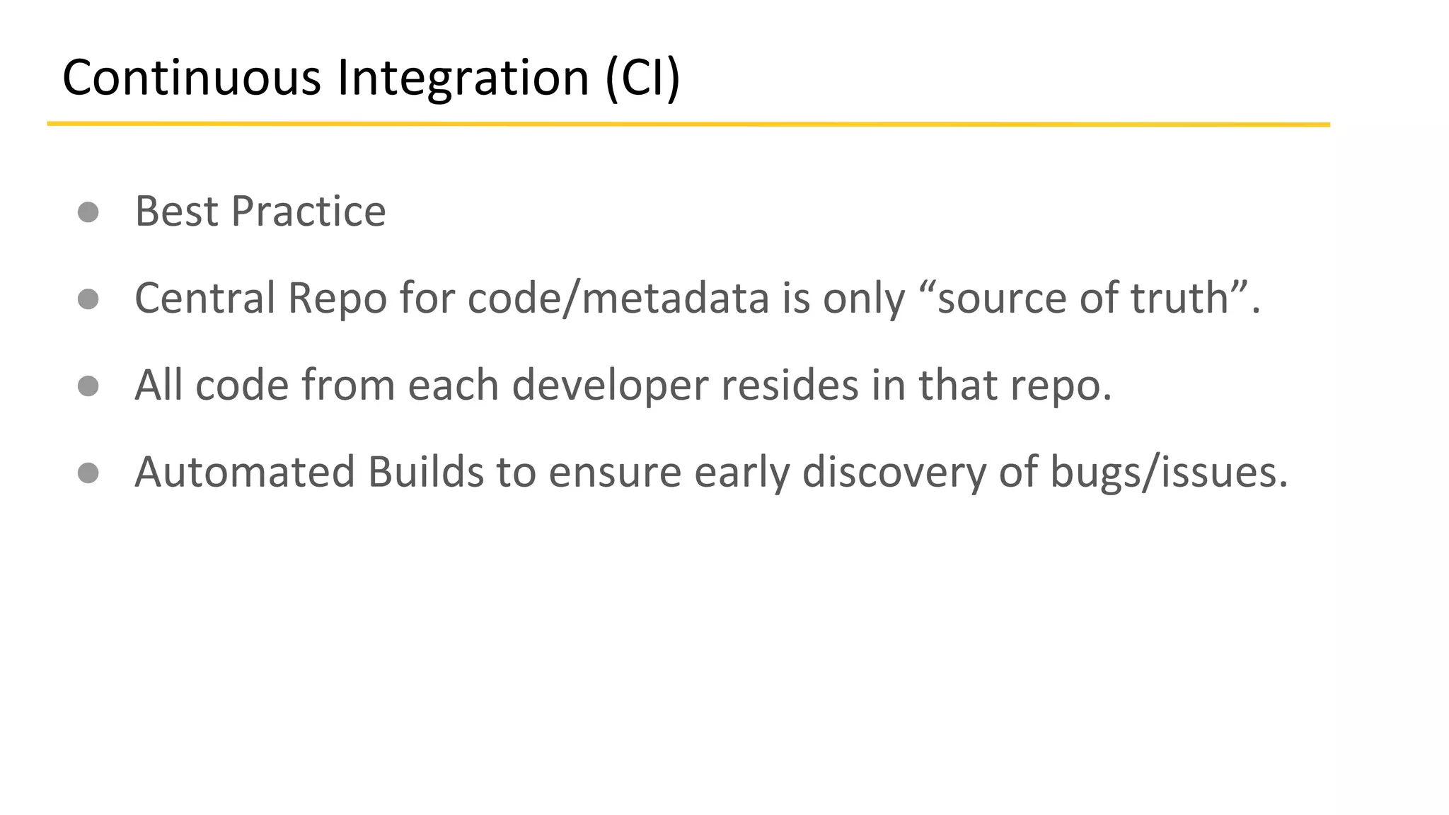 Salesforce CI (Continuous Integration) - SFDX + Bitbucket Pipelines | PPTX