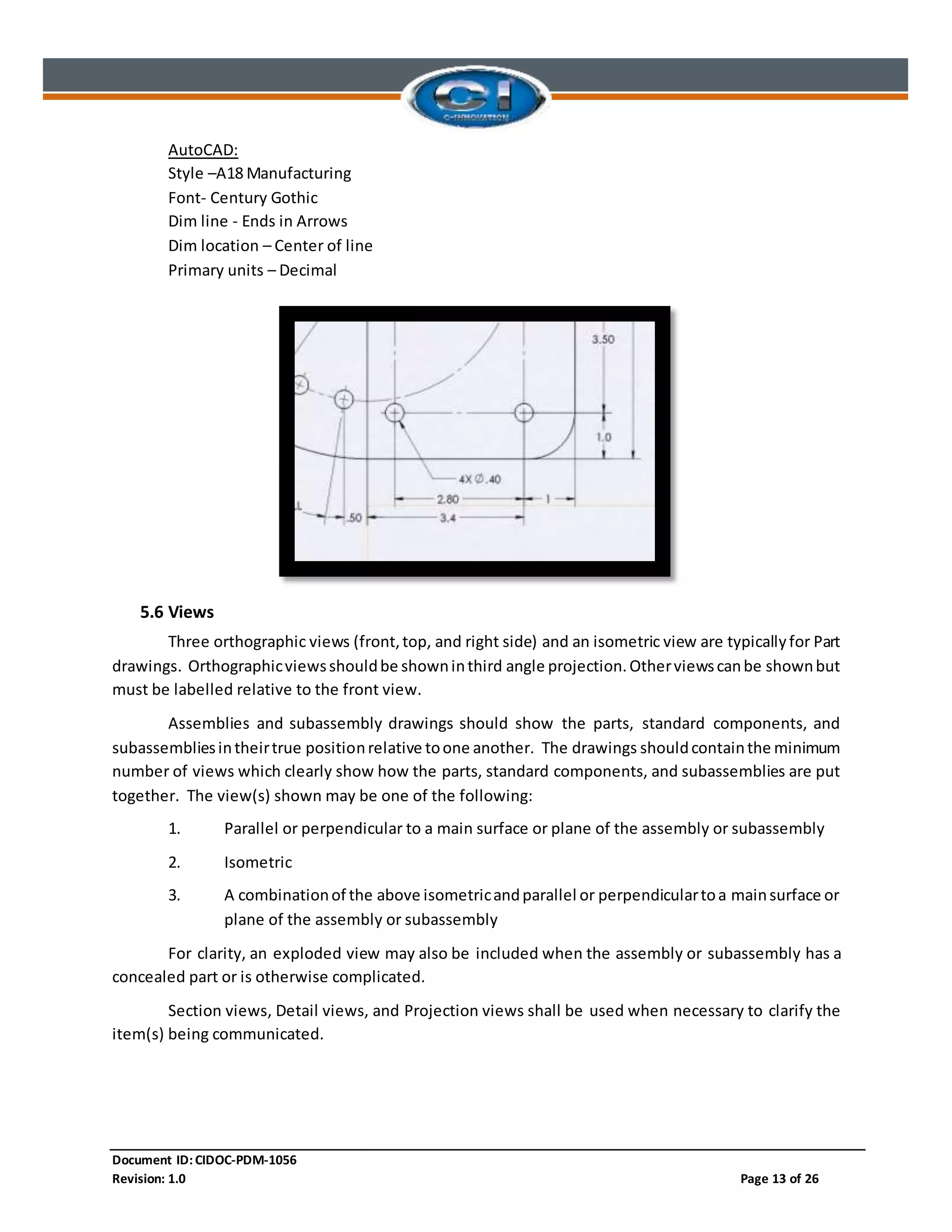 Standards for Working Drawings | DOCX