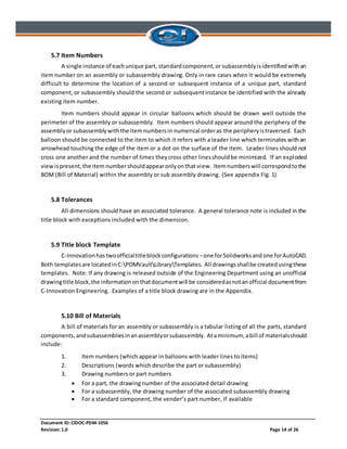 Standards for Working Drawings | DOCX