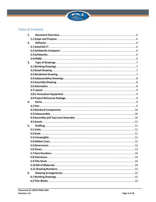 Standards for Working Drawings | DOCX