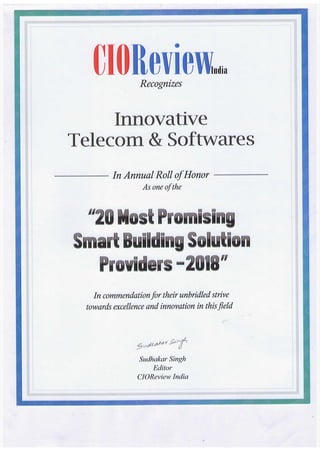 CIO recognises SMART company 2018 | PDF