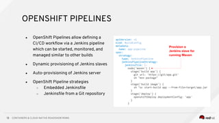 OPENSHIFT CONTAINER PLATFORM CI/CD Build & Deploy | PDF