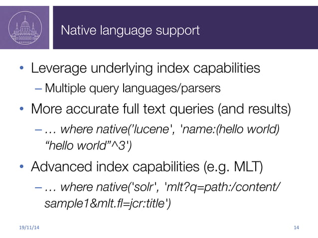 Flexible search in Apache Jackrabbit Oak | PDF