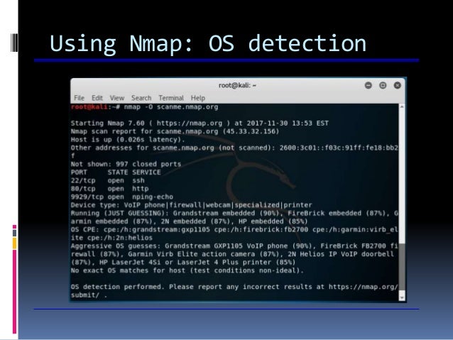 Difference between zenmap and nmap - fodaplus