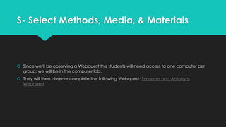 Ci 350 6th grade vocabulary skills final project | PPTX