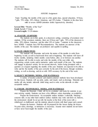 CI 350 Assure Assignment | PDF