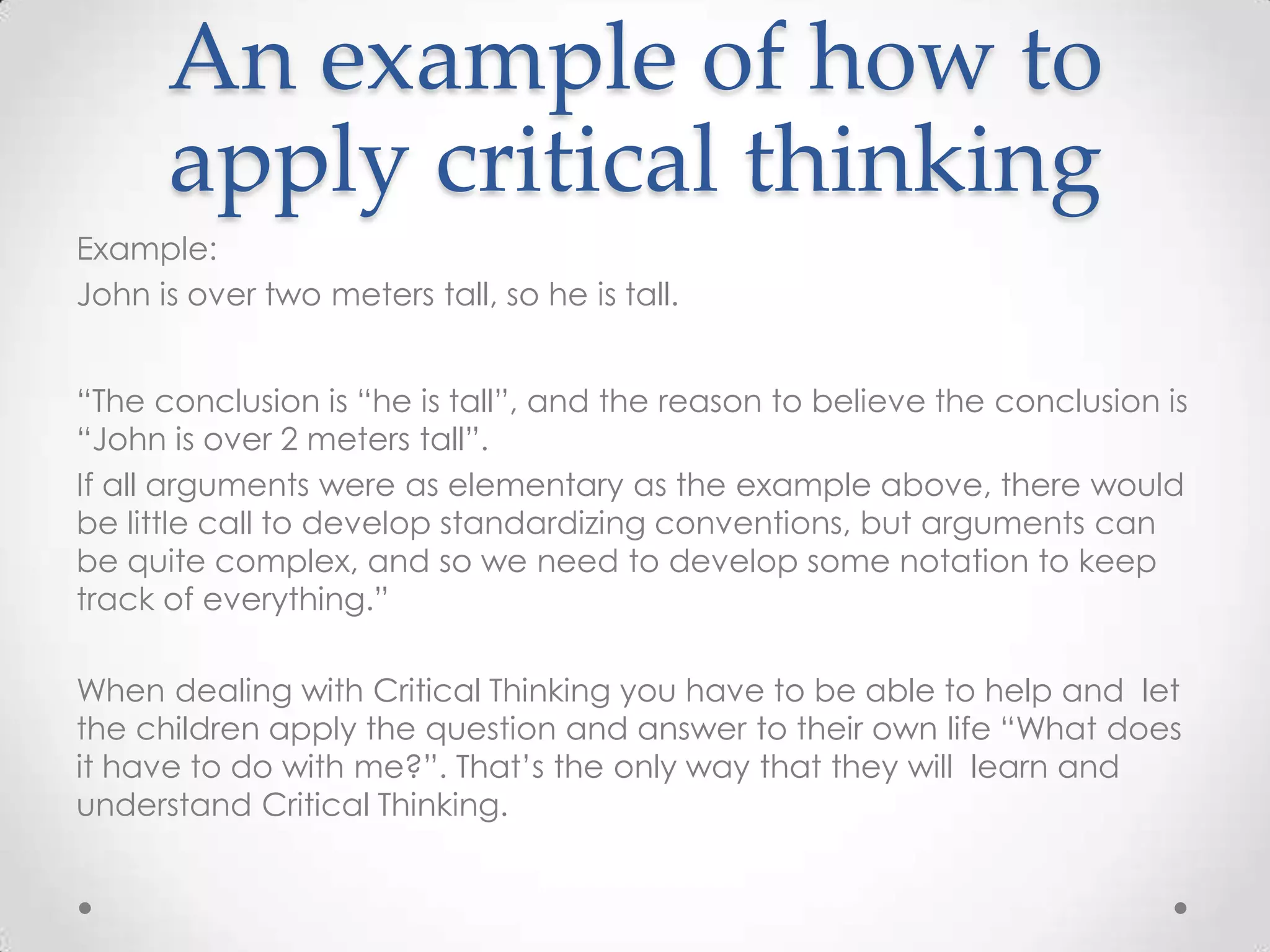 Ci 350 critical thinking presentation revised | PPT