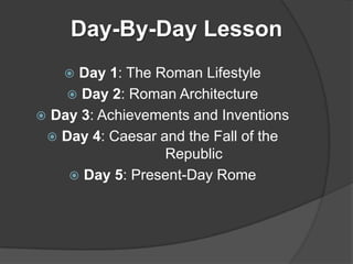 Ancient Rome Powerpoint | PPTX