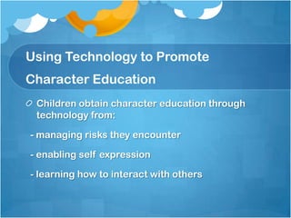 Ci 350 character education powerpoint revision | PPT