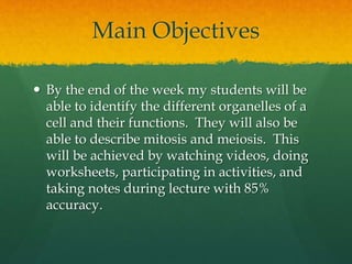 Unit Plan PowerPoint | PPT