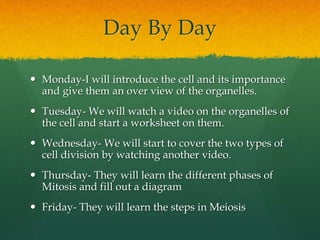 Unit Plan PowerPoint | PPT