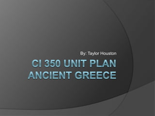 Ci 350 Unit Plan | PPT