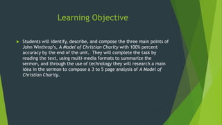 Ci 350 unit plan | PPT