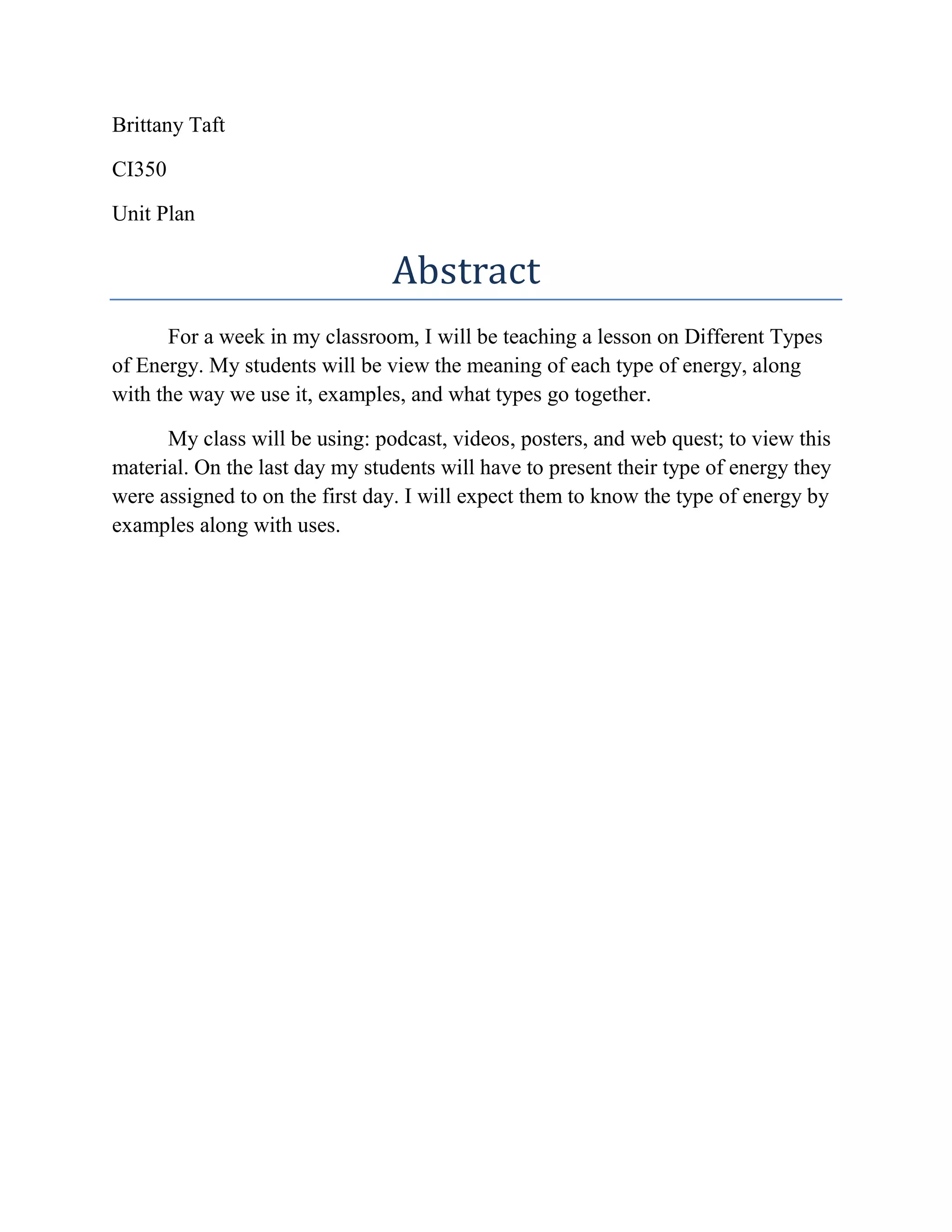 Ci350 unit plan abstract | DOCX