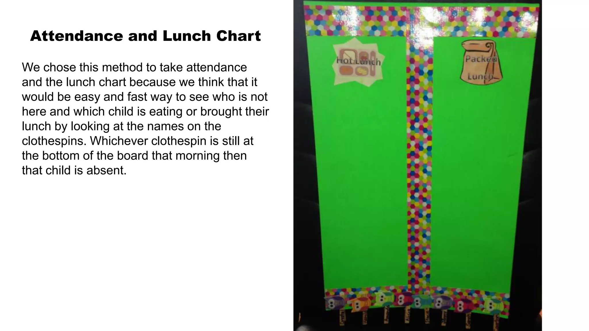 CI 442 attendance lunch chart | PPT