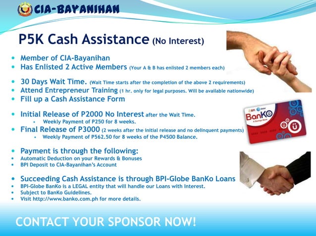 Cia bayanihan ppt | PPT