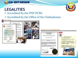 Cia bayanihan ppt | PPT