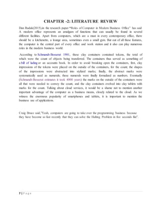 The role of computer in modern business | PDF