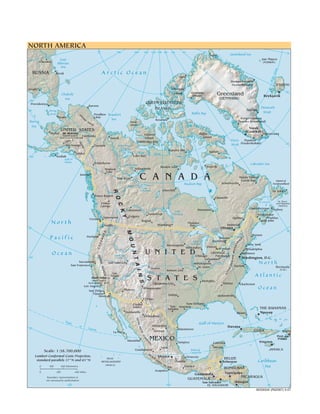 Cia World Factbook Reference Map North America | PDF