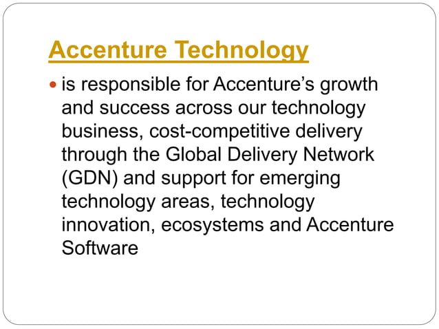 Accenture organisational structure | PPTX | Management Consulting ...