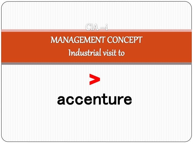 Accenture organisational structure