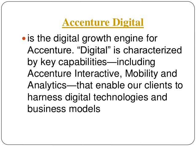 Accenture organisational structure
