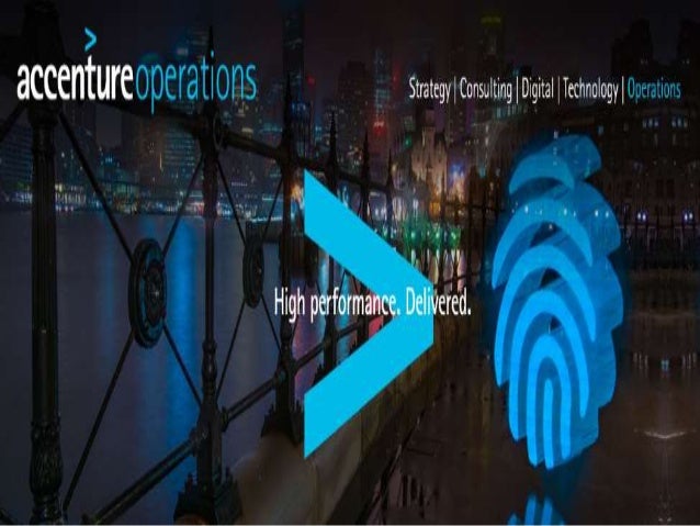 Accenture organisational structure