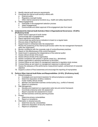 Certified Internal Auditor certification manual | PDF